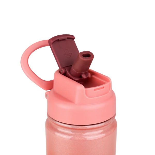 زجاجة مياه حرارى ستانلس ستيل بعليقة + قاعدة Candy Floss Honey Rose 22oz ...